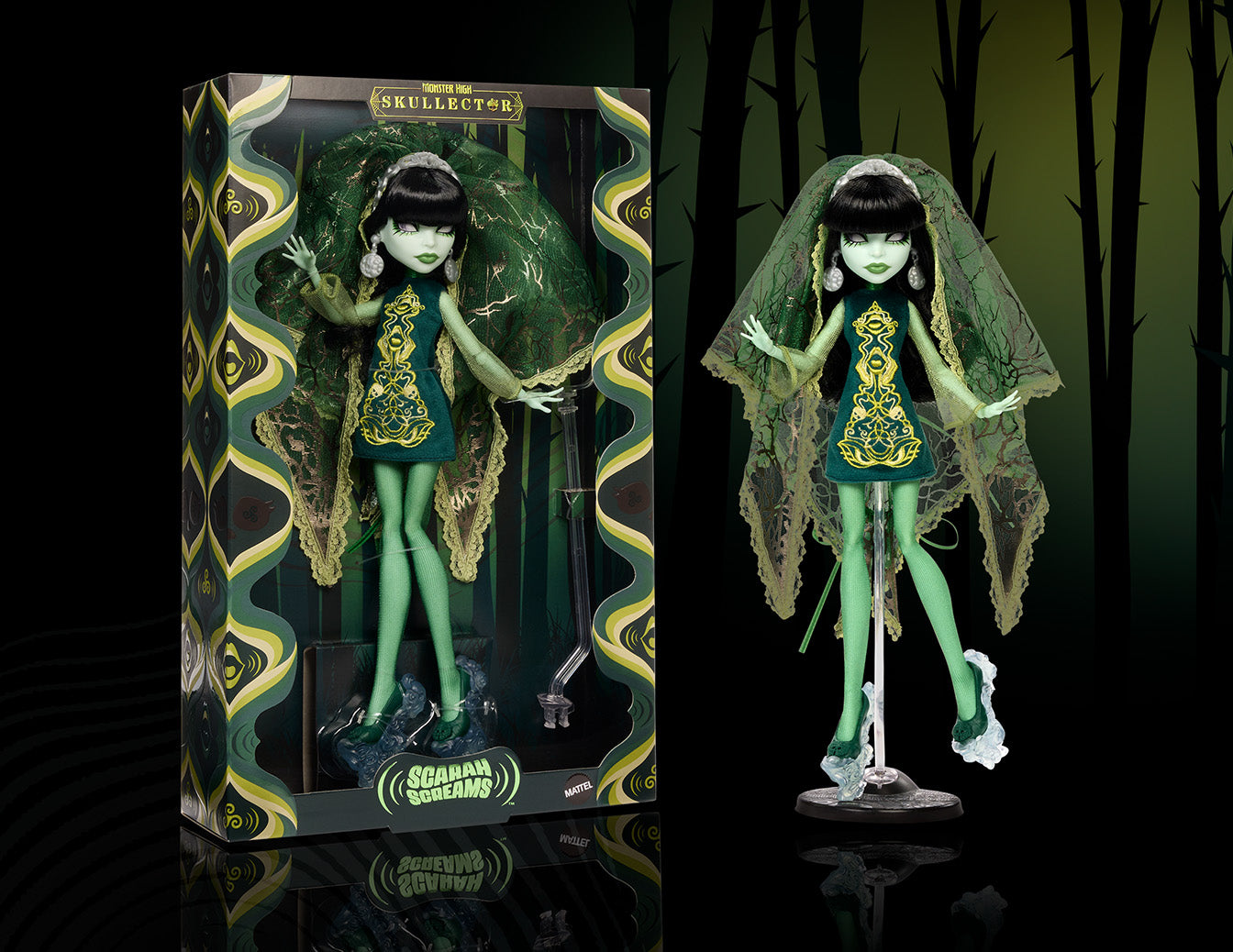 Monster High Skullector Scarah Screams Fang Club Doll | Mattel Creations UK