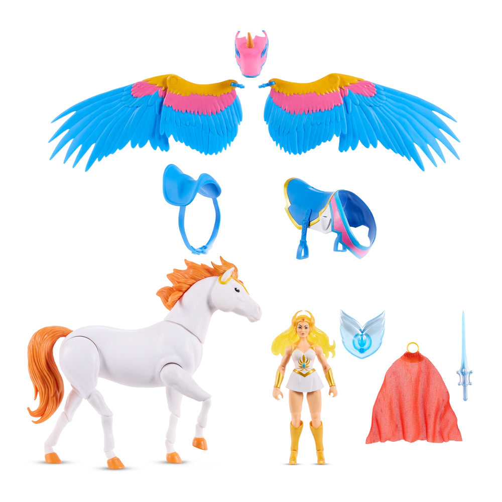 Masters of the Universe Origins She-Ra & Swift Wind 2er-Pack | Mattel ...
